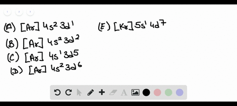 SOLVED:Write complete electron configurations for the following atoms ...