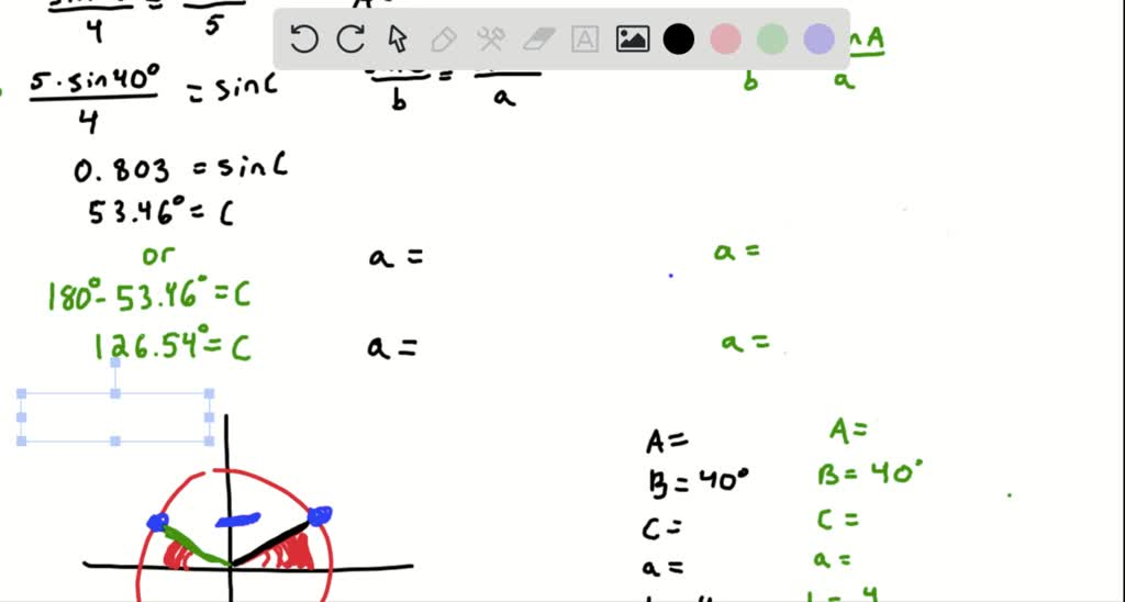 SOLVED:Two sides and an angle are given. Determine whether the given information results in one ...