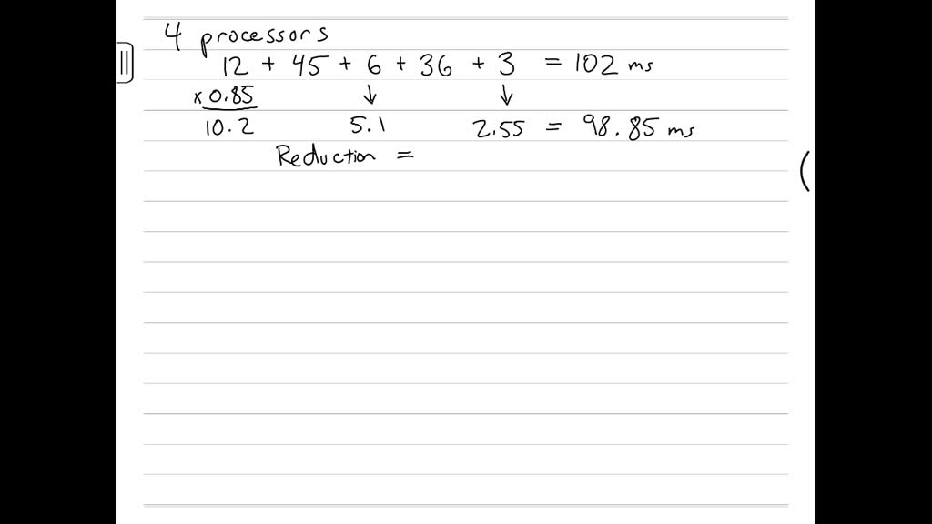 The time it took to complete a task sequentially was 25 seconds. The ...