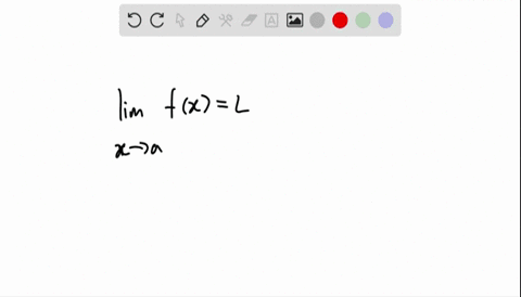 ⏩SOLVED:Explain how to read limr →a f(x)=L | Numerade