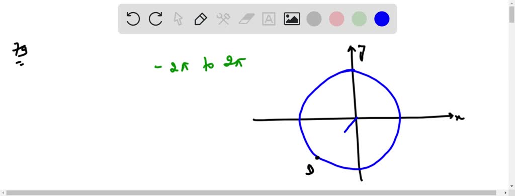 Use the circle shown in the rectangular coordinate system to solve ...