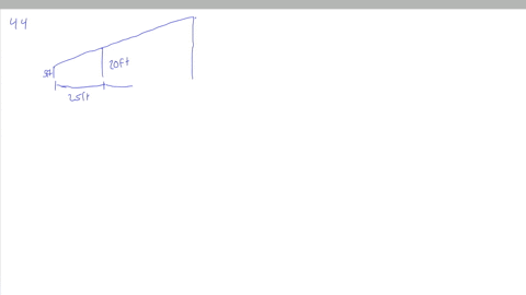 SOLVED:Height of a Tree A woodcutter determines the height of a tall ...