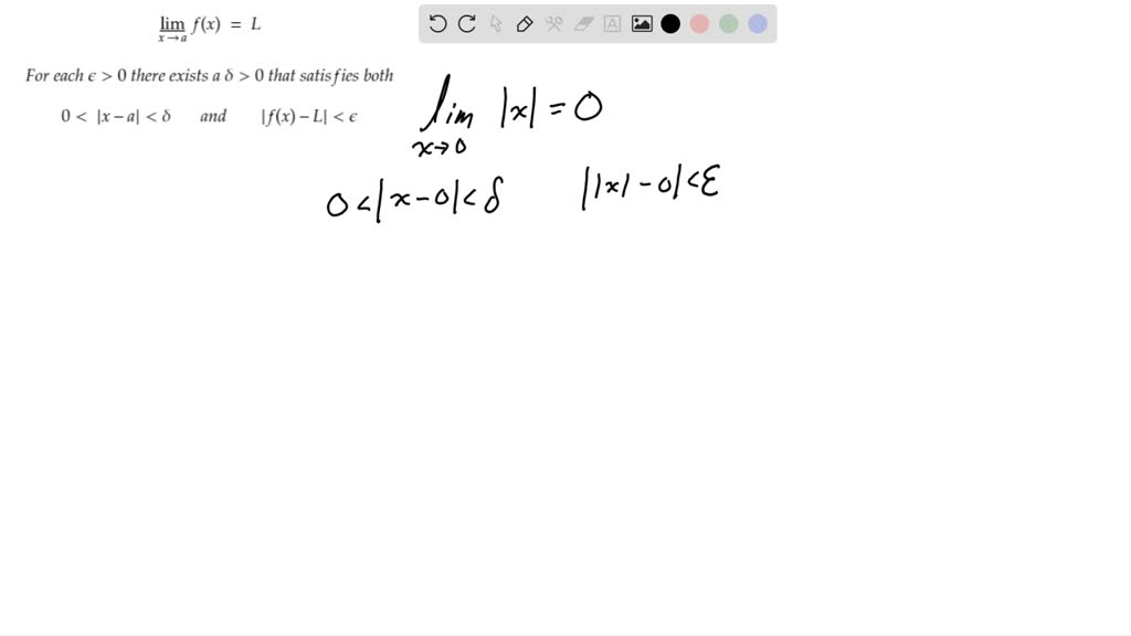 SOLVED:Limit proofs Use the precise definition of a limit to prove the ...