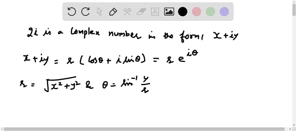 Find and plot the complex conjugate of each number. 2 i | Numerade