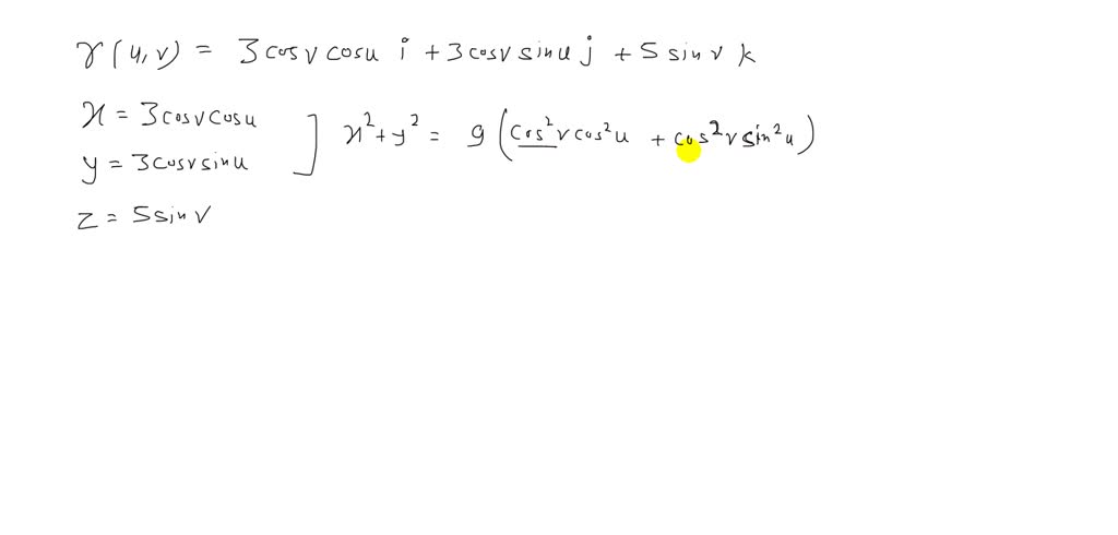 SOLVED: Find the rectangular equation for the surface by eliminating ...