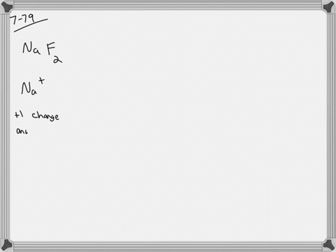 SOLVED:Using oxidation numbers, explain why the formula NaF2 is incorrect.