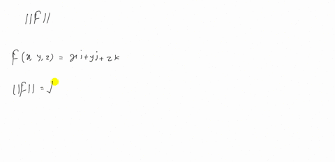 Sketching a Vector Field In Exercises 5-10, find ||F|| and sketch several representative vectors ...