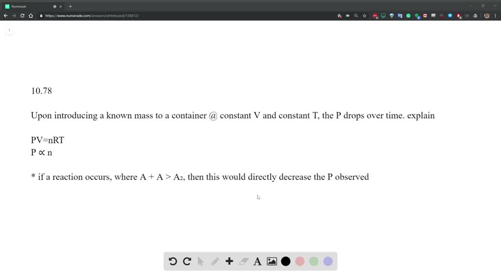 SOLVED:You have an evacuated container of fixed volume and known mass ...