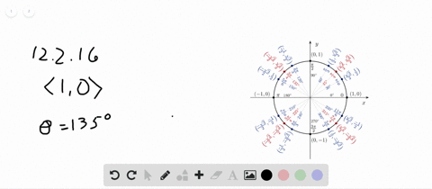 SOLVED:In Exercises 9-16, find the component form of the vector. The unit vector obtained by ...