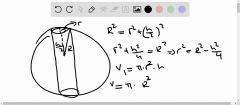 SOLVED:Consider two solid figures, a sphere and cylinder, where each ...