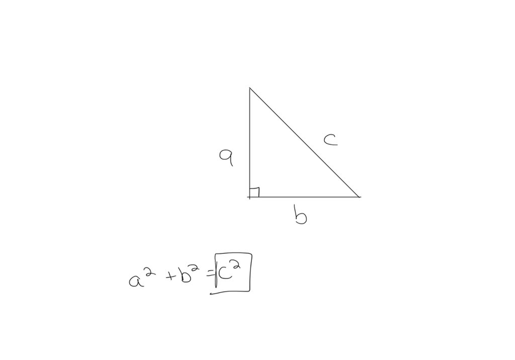 SOLVED:In a right triangle, the square of the length of the longest ...