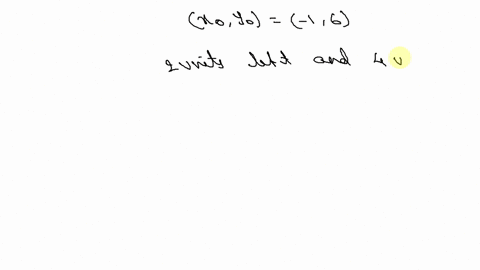 SOLVED:If the point (-1,6) is shifted 2 units left and 4 units up, what ...
