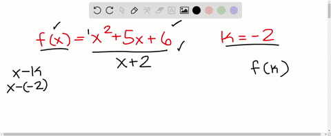 SOLVED:Express f(x) in the form f(x)=(x-k) q(x)+r for the given value ...