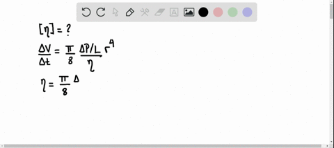 SOLVED:Using Poiseuille's law [Eq. (9-15)], show that viscosity has SI ...