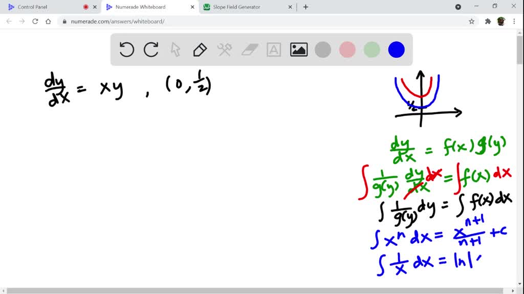 SOLVED:In Exercises 69 and 70, A differential equation, a point, and a ...