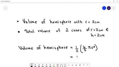 SOLVED:Find the volume of a spherical shell with an outer diameter of 8 ...