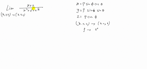 ⏩SOLVED:Use spherical coordinates to find the limit. [Hint: Let… | Numerade
