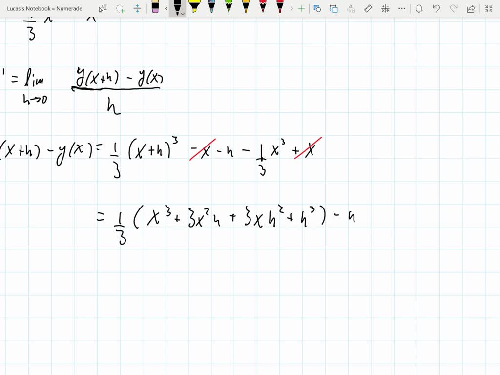 SOLVED:(A) calculate the derivative of the given function directly from ...