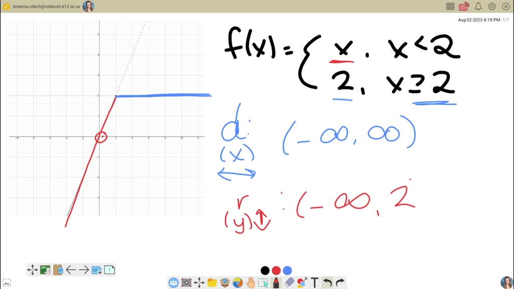 Solvedin Exercises 53 78 Graph The Piecewise Defined Functions State The Domain And Range In