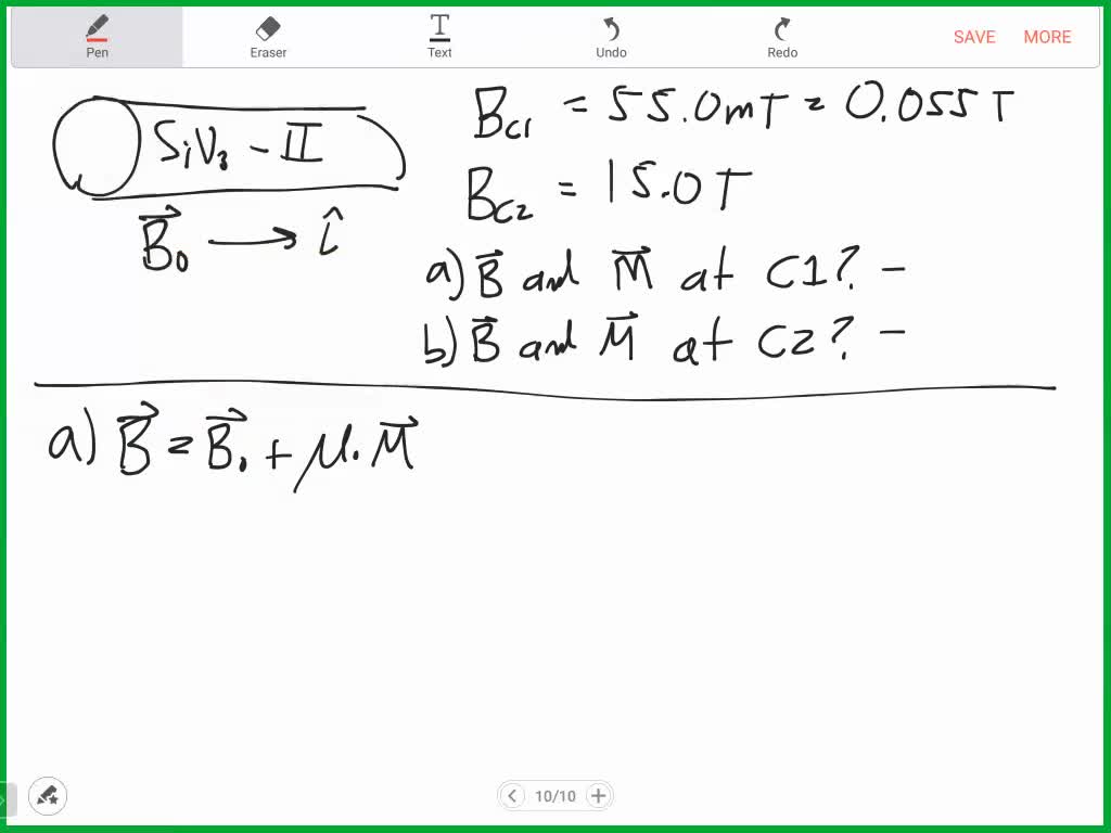 SOLVED:The compound SiV3 is a type-II superconductor. At temperatures ...