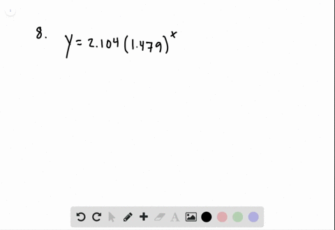 SOLVED:For the following exercises, match the given function of best fit with the appropriate ...
