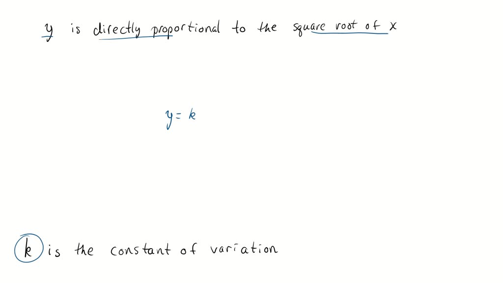 Solved Write An Equation That Expresses Each Rela…