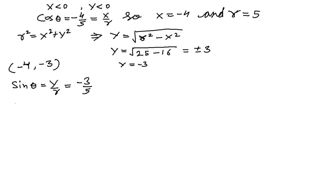 SOLVED:Find the values of the six trigonometric functions of \theta. Constraint \theta lies in ...