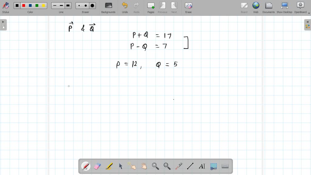 The maximum and minimum magnitude of the resultant of two given vectors ...