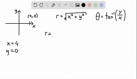 SOLVED:Express the points shown using polar coordinates with \theta in ...
