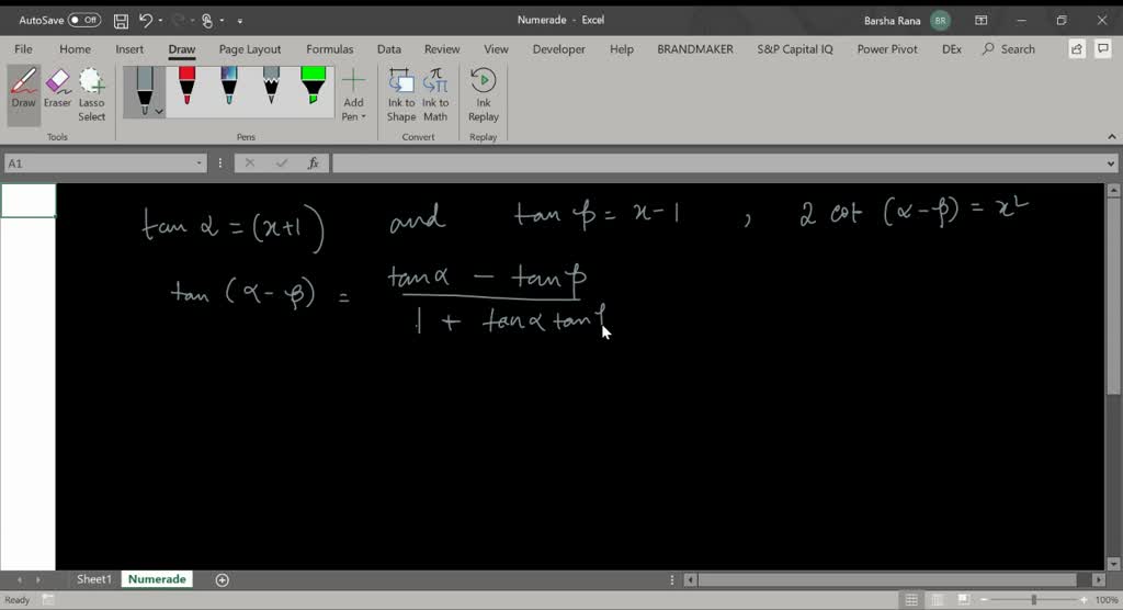 SOLVED: If cot^2 θ=cot(θ-α) cot(θ-β), show that cot2 θ=(1)/(2)(cotα+cotβ)