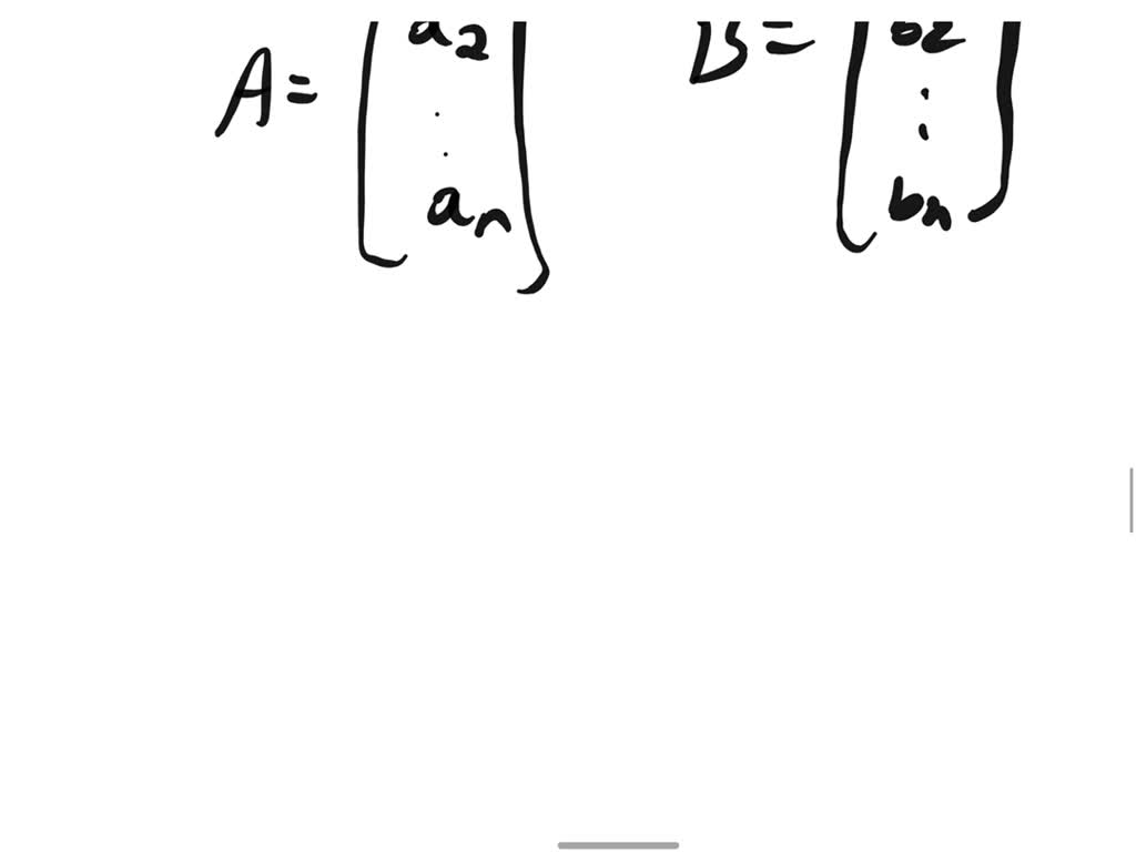 SOLVED:Consider the space of m ×n matrices with operation of addition and scalar multiplication ...