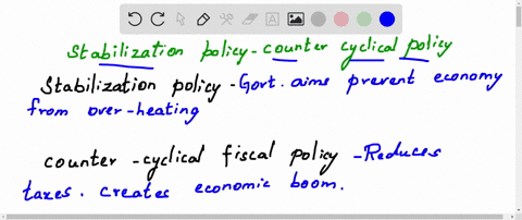 SOLVED:TRUE OR FALSE QUESTIONS: Stabilization policies are also called ...