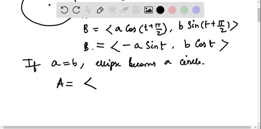 SOLVED:Parametric equations for one object are x1=a cost and y1=b sint . The object travels ...