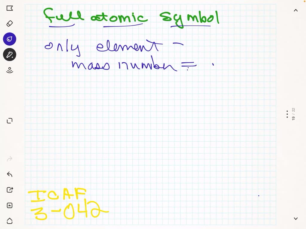 SOLVED: Write the symbol for every chemical element that has atomic ... SOLVED: Write the symbol for every chemical element that has atomic ...