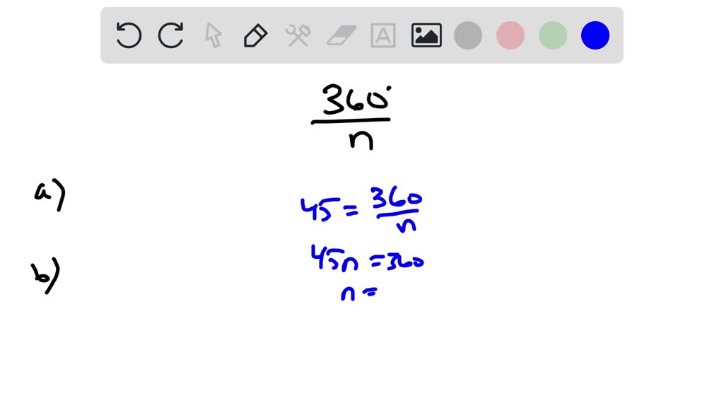 SOLVED:Find the number of sides for a regular polygon whose exterior ...
