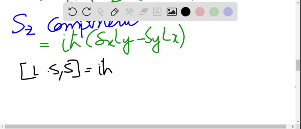 Evaluate The Following Commutators A [𝐋 ·𝐒 𝐋] 𝐛 [𝐋 ·𝐒 𝐒] C [𝐋 ·𝐒