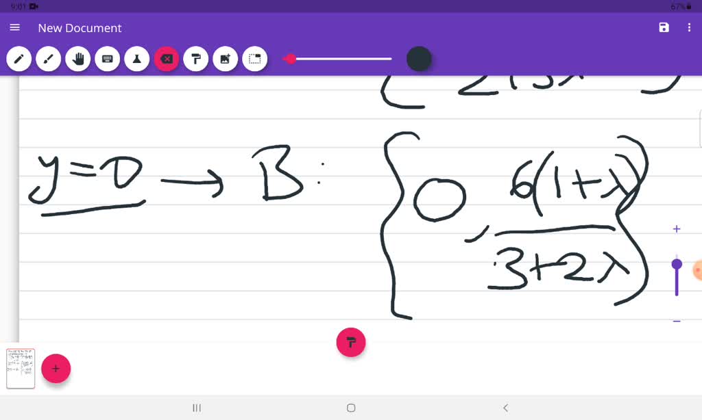 SOLVED:A variable straight line A B, intersecting the x -axis and y ...