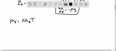 SOLVED: The exponential atmosphere. (a) Consider a horizontal slab of ...