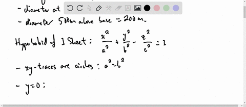 SOLVED:A cooling tower for a nuclear reactor is to be constructed in ...