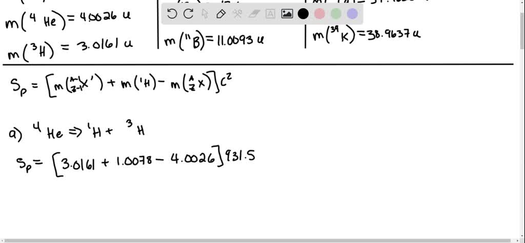 Find the proton separation energy of: (a) ^4 He (b) ^12 C (c) ^40 Ca ...