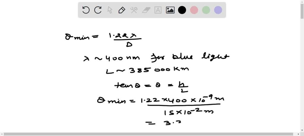 SOLVED:The Hubble Space Telescope has a resolution of about 0.05 arc ...