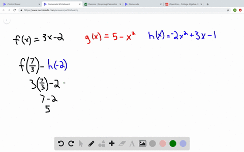 SOLVED:For the following exercises, evaluate the expressions, given ...