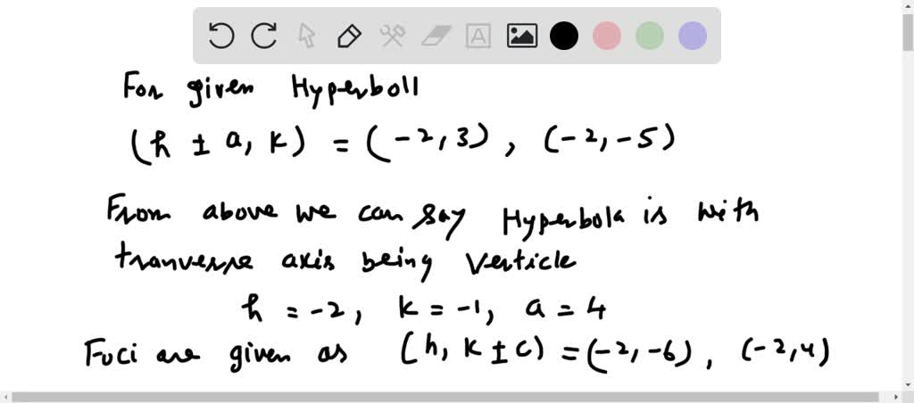 For the following exercises, find the Cartesian equation describing the ...