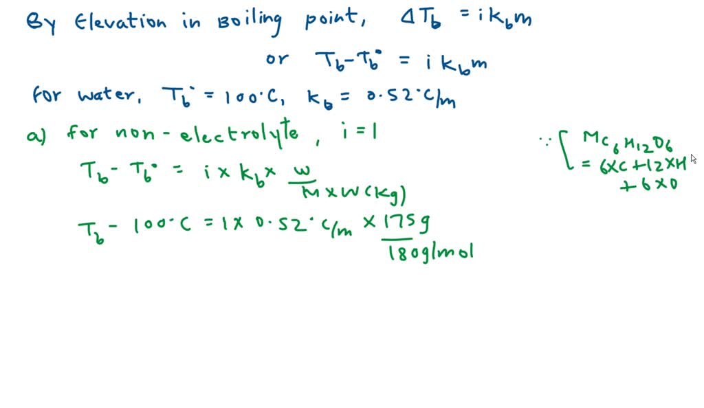 ⏩SOLVED:Calculate the boiling point of each of the following… | Numerade