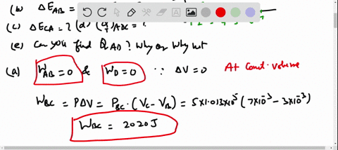 SOLVED:Consider the processes shown below. In the processes AB and BC ...