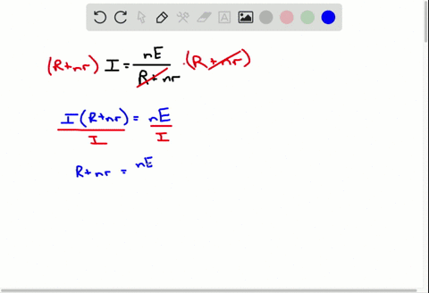 VIDEO solution:Solve each formula for the specified variable. See Examples 2 and 3. I=(n E)/(R+n ...