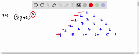 ⏩SOLVED:Expand the binomial by using Pascal’s Triangle to determine ...