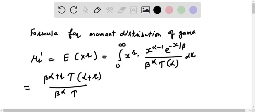 ⏩SOLVED:Show that the rth moment about the origin of the gamma… | Numerade