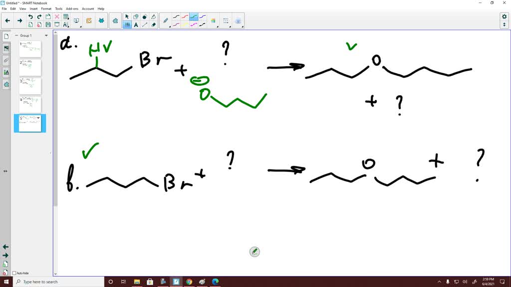 SOLVED:What other organic product will be formed when the alkyl halide ...