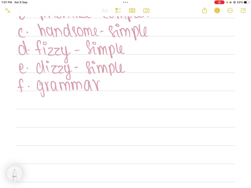 SOLVED:Are the following words simple or complex? a. members b ...